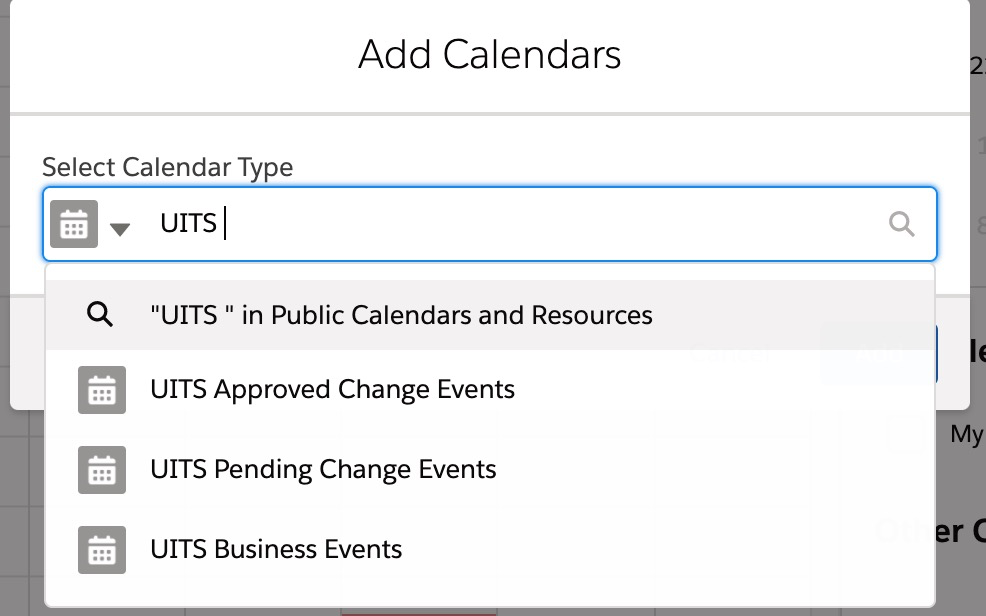 Add the Change Calendar in IT Service Cloud