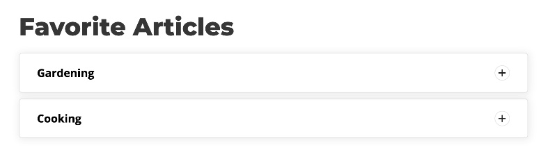 Add an Accordion Section to a Drupal Web Page