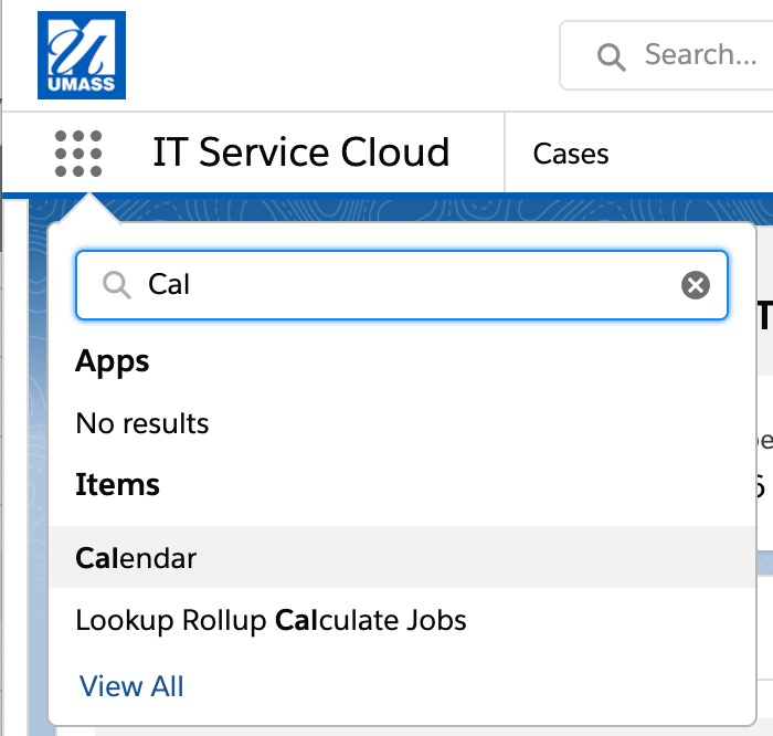 Add the Change Calendar in IT Service Cloud