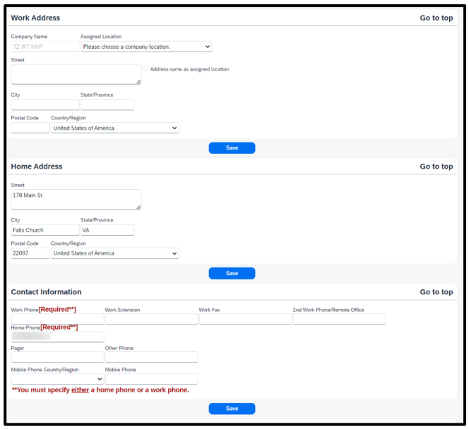 Updating Your SAP Concur Travel Profile